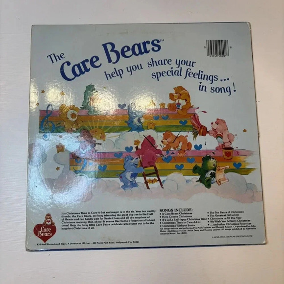 Media | Vtg 1983 The Care Bears Christmas Vinyl Lp Kss540 Kid Stuff ...